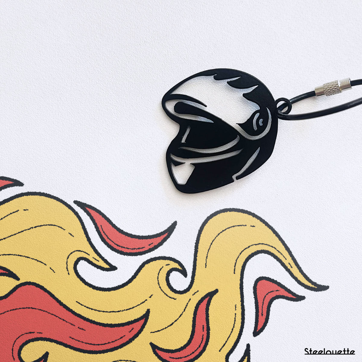 Helmet Keychain – Steelouette